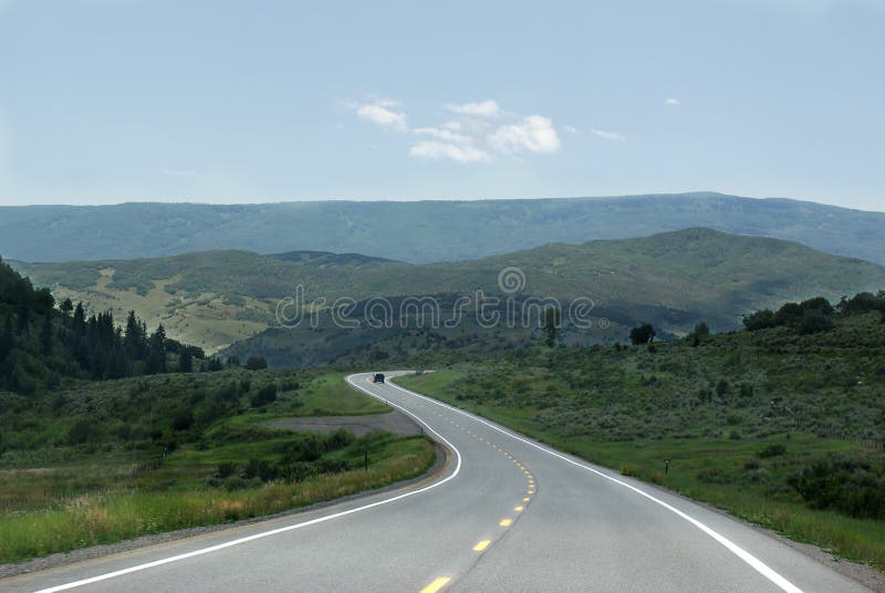 Curvy Road in Nature stock image. Image of highway, curves - 3027583