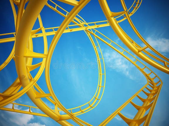 Roller Coaster Loop Stock Illustrations – 795 Roller Coaster Loop Stock ...