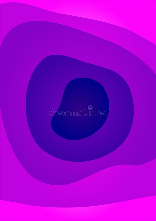 Curvy Round Step Gradient Illusration Stock Illustration - Illustration ...