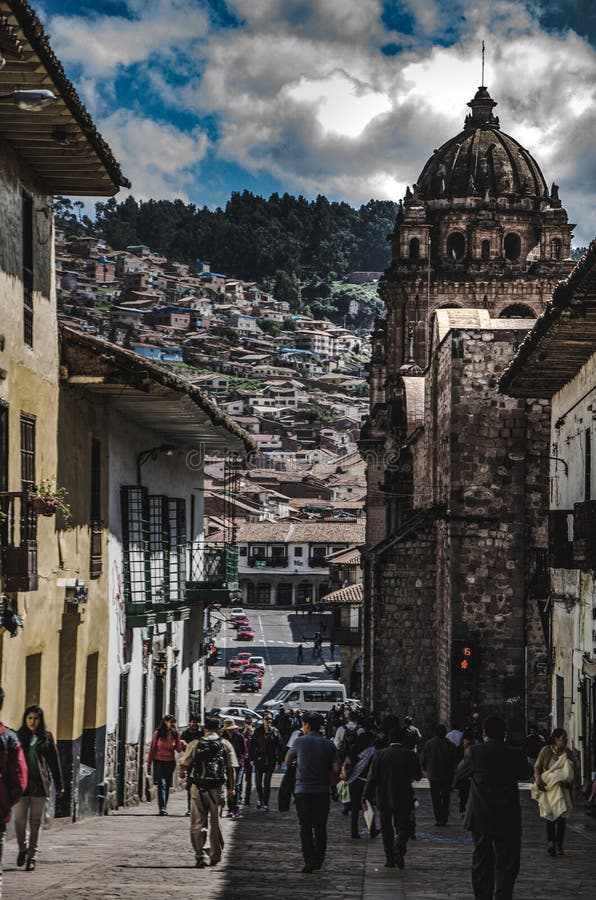 Cusco City editorial photo. Image of streets, fineartphotography - 98485331