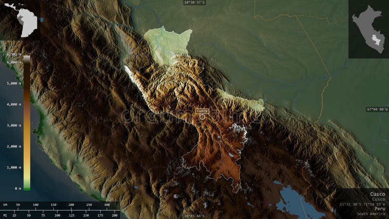 Cusco, Peru - Composition. Physical Stock Illustration - Illustration ...