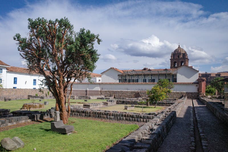Cusco, Peru - Dec 5, 2022: Kusicancha Archaeological Site, Inca Ruins ...
