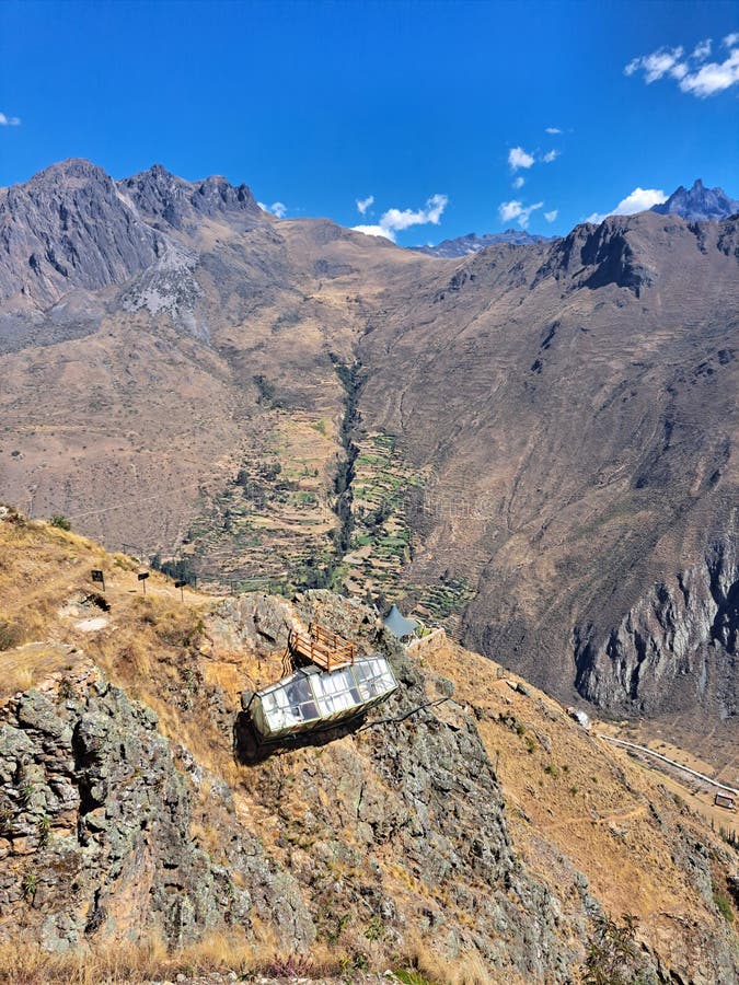 Cusco, Peru - 3 July, 2022: Vertical Sky Capsules Looking Over the ...