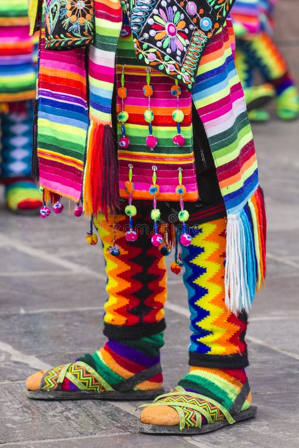 CUSCO - PERU - JUNE 06, 2016 : Peruvian Dancers at the Parade in Stock ...