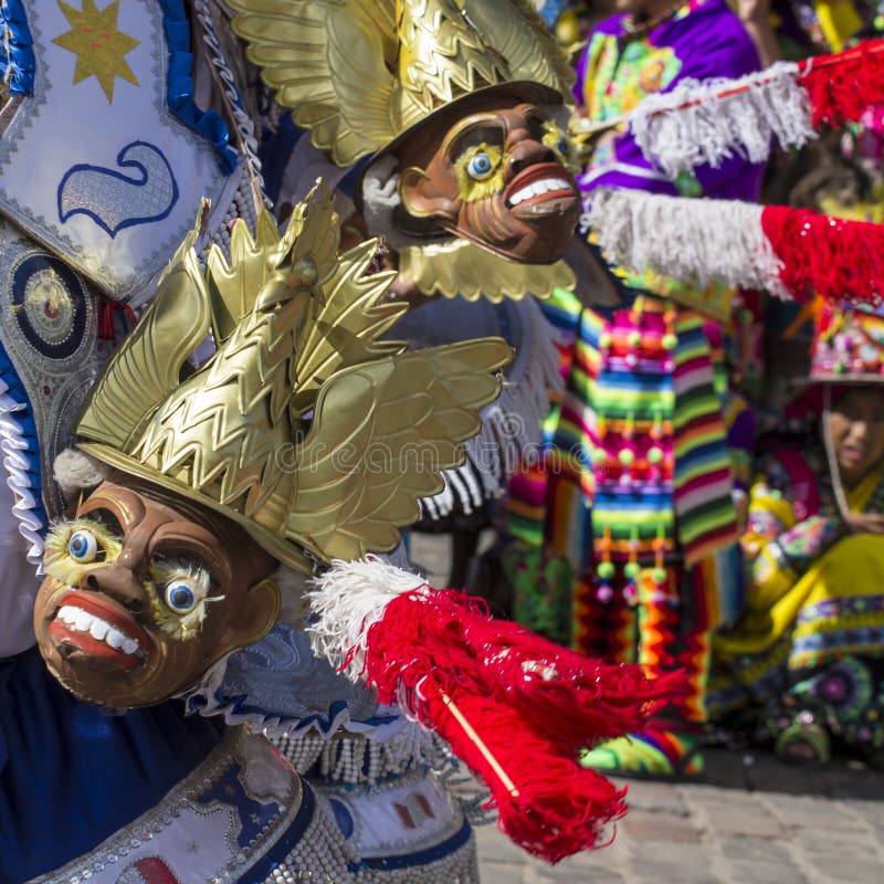 CUSCO - PERU - JUNE 06, 2016 : Peruvian Dancers at the Parade in ...