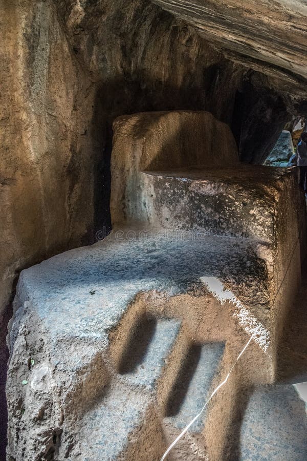 Sacred Altar of Q`enko at Cusco, Peru. Stock Photo - Image of site ...