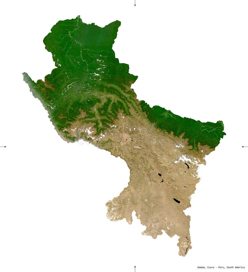 Cusco, Peru - White Solid. Sentinel-2 Satellite Stock Image - Image of ...