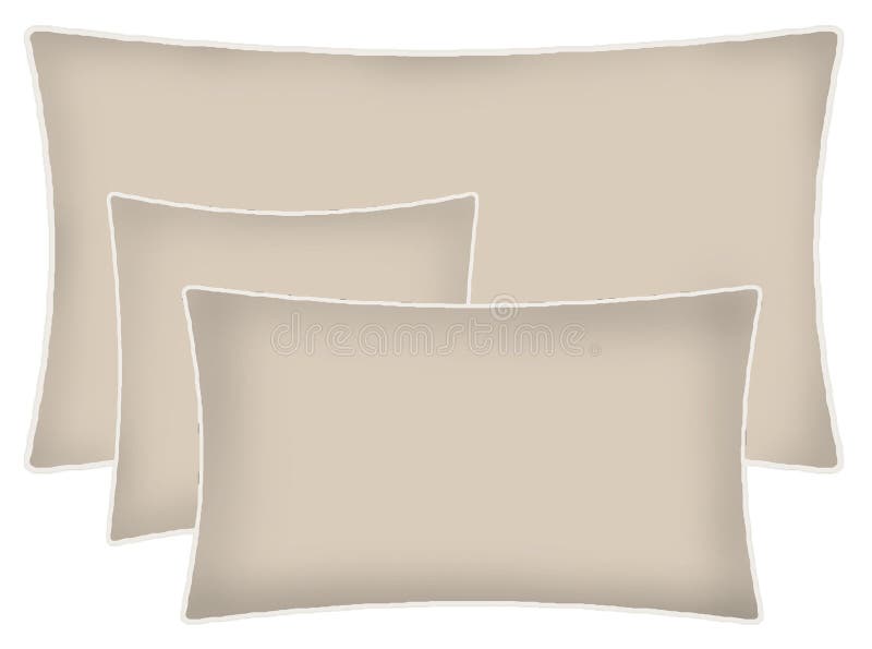 Cushion and Pillow Modern Designs Isolated on White Canvas with High ...