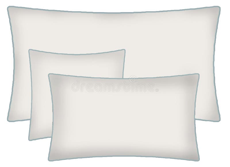 Cushion and Pillow Modern Designs Isolated on White Canvas with High ...