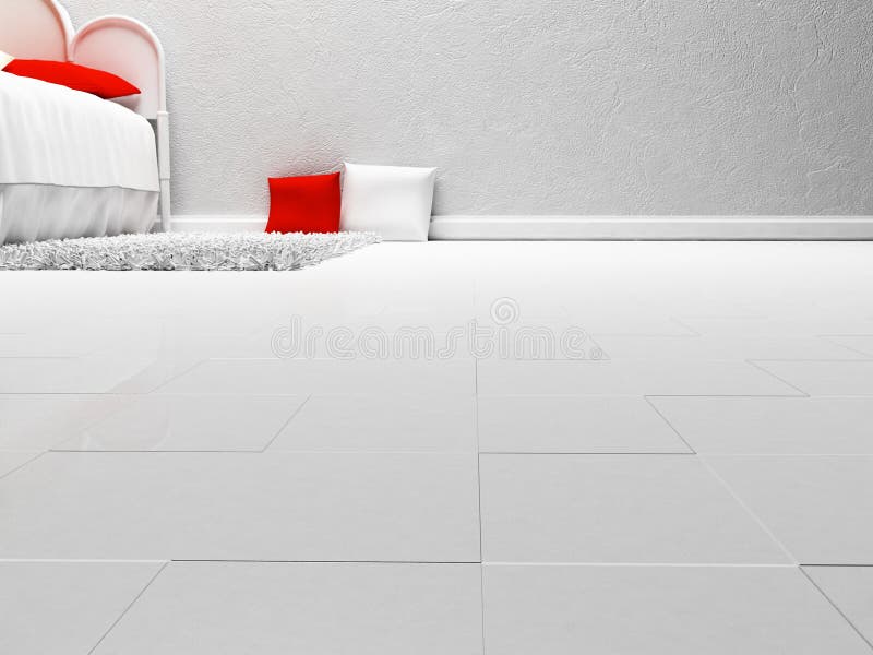 Cushions Scattered on the Floor Stock Illustration - Illustration of ...