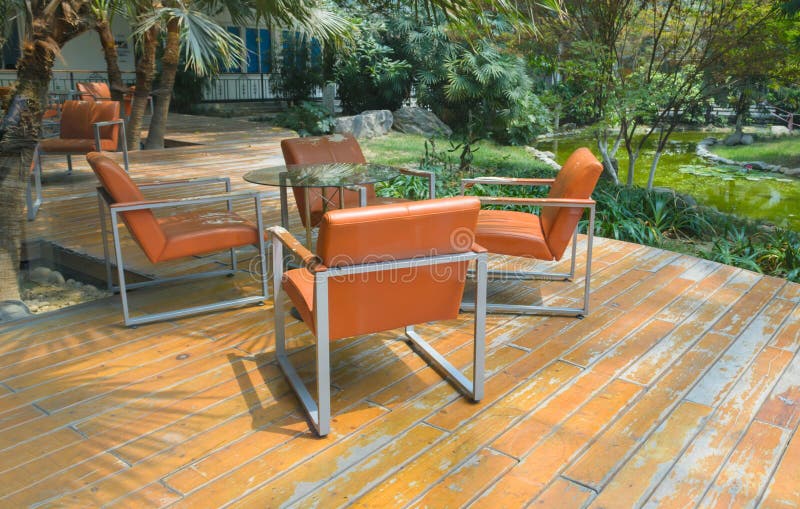 Cusomer rest area stock photo. Image of arbor, water - 25976166