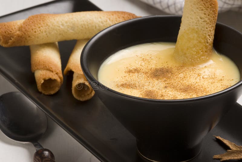 Custard. stock image. Image of gastronomy, horizontal - 12228007