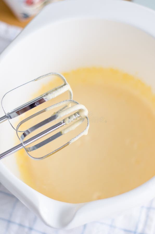 Custard preparation stock image. Image of food, sugar - 30287639