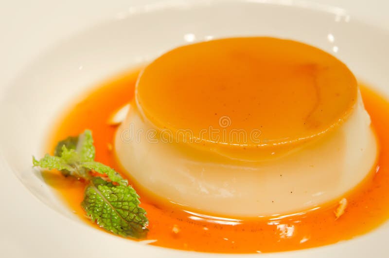 Custard pudding stock photo. Image of custard, food, eggs - 27057144