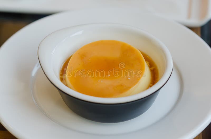 Custard pudding stock photo. Image of color, food, creme - 39927606