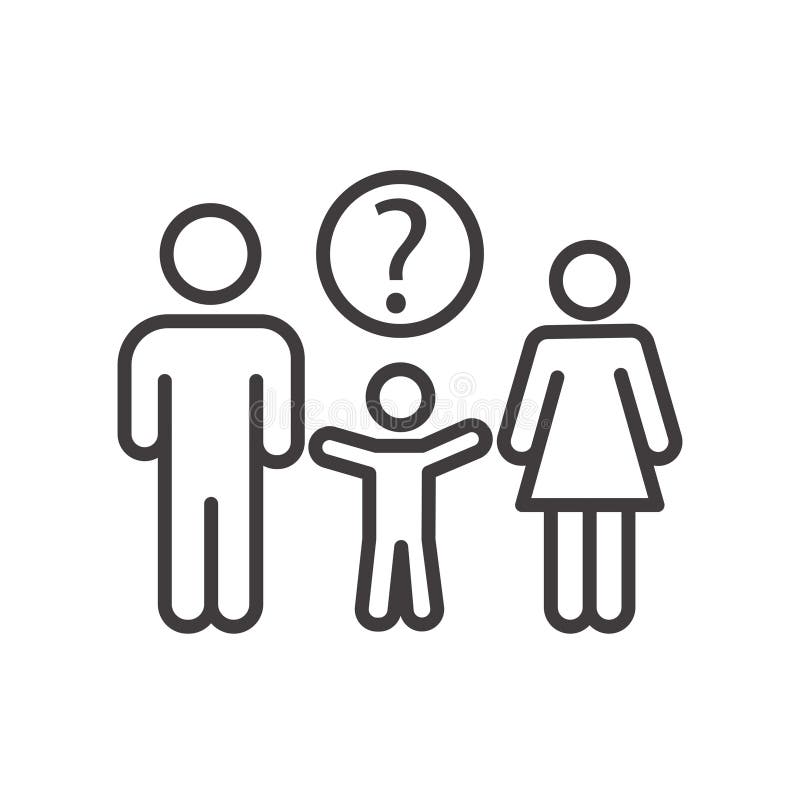 Mix Icon for Custody, Civil and Shield Stock Illustration ...