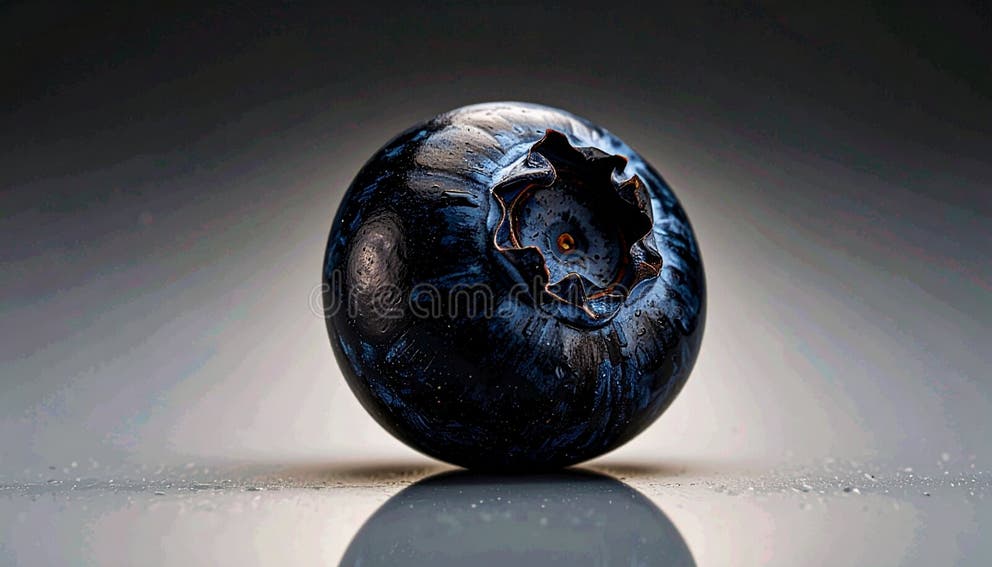 Fresh Healthy Blueberry Isolated Stock Illustration - Illustration of ...