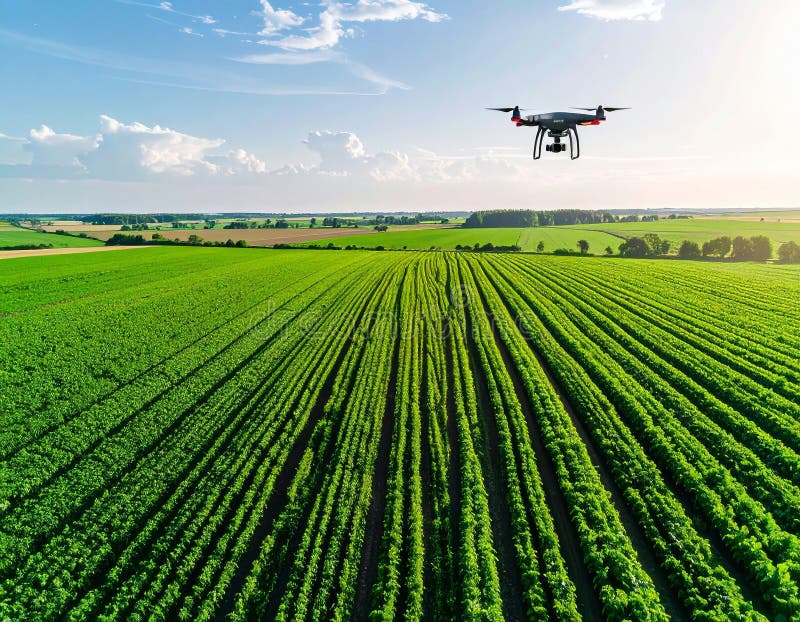 Aerial Photo of Regenerative Farming Fields with Diverse Crops and ...