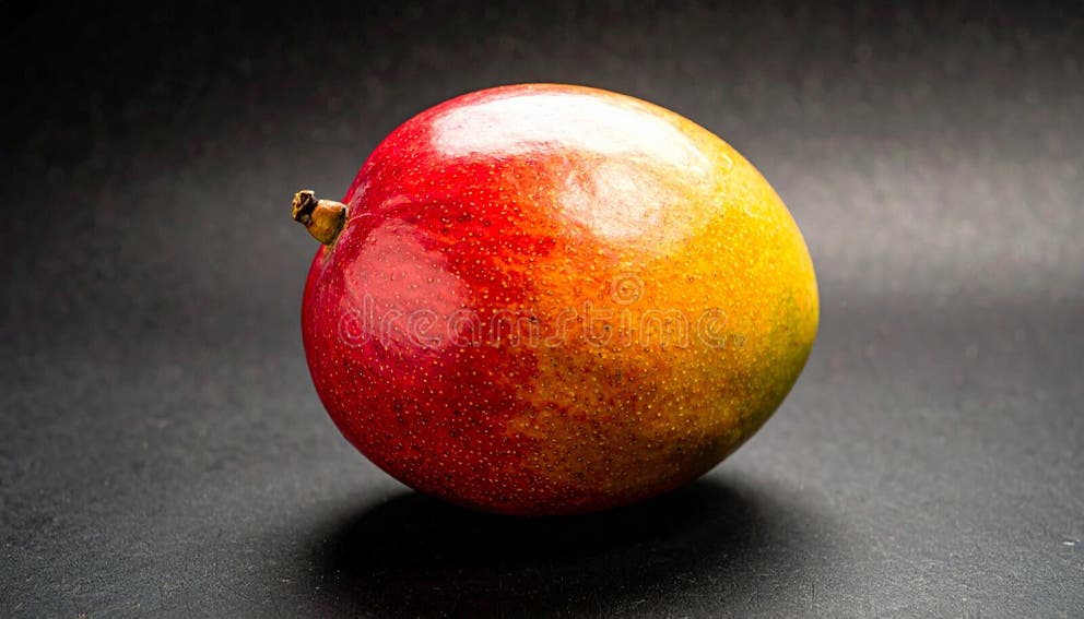 Fresh Healthy Mango Isolated Stock Illustration - Illustration of ...