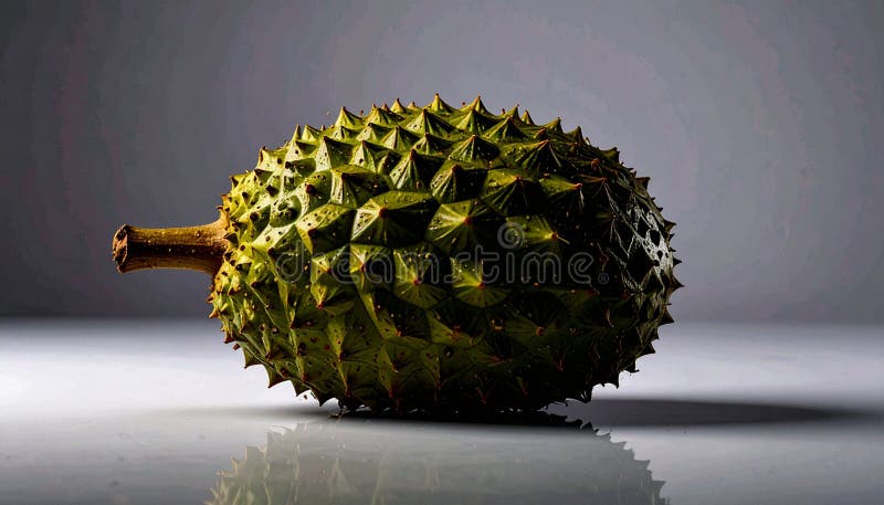 Fresh Healthy Soursop Isolated Stock Illustration - Illustration of ...