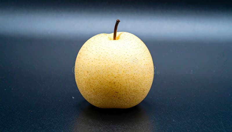 Fresh Healthy Ya Pear Isolated Stock Illustration - Illustration of ...