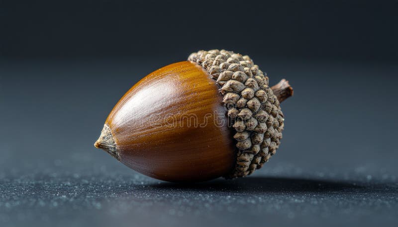 Fresh Healthy Acorn Isolated Stock Illustration - Illustration of ...