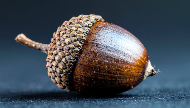 Fresh Healthy Acorn Isolated Stock Illustration - Illustration of ...