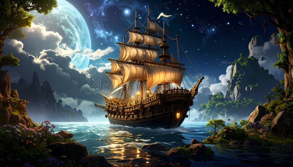 Drifting Beyond Time stock photo. Image of exploration - 381362528