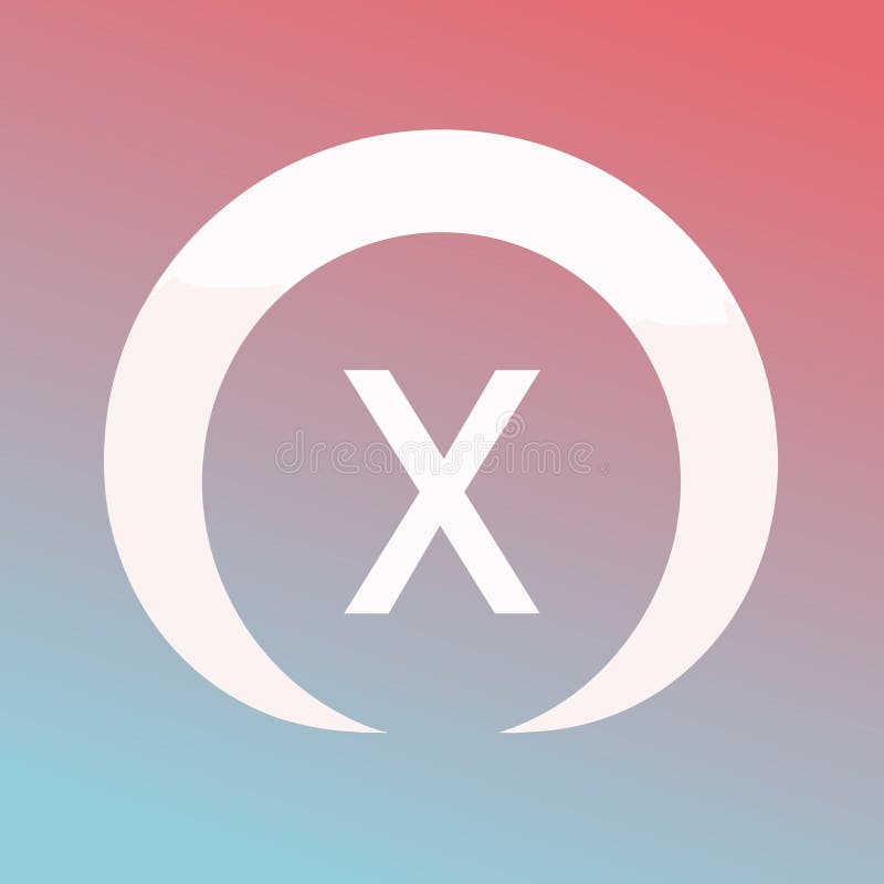 Custom Application Development Filled Initial Logo Idea Stock Vector ...