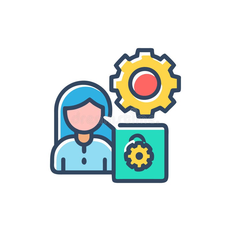 Custom Build Icon for Bespoke Construction Stock Illustration ...