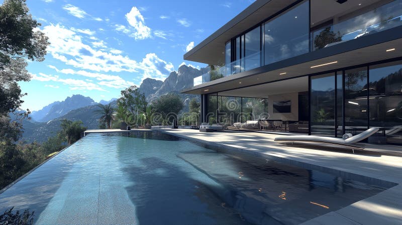 Custom-Built Home Showcasing Its Design - Architectural Elegance and ...