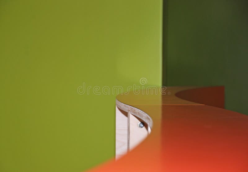 Custom Carpentry Curved Partition Stock Photo - Image of vinyl, curved ...