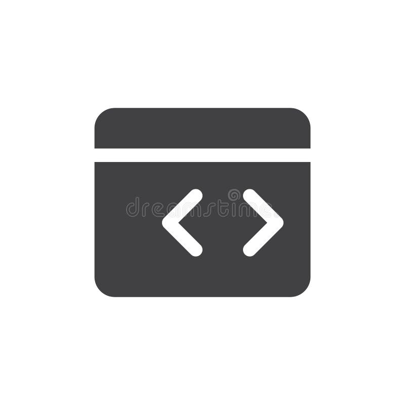 Custom Coding Symbol Programming Line Icon Outline Vector Sign Stock Vector Illustration Of