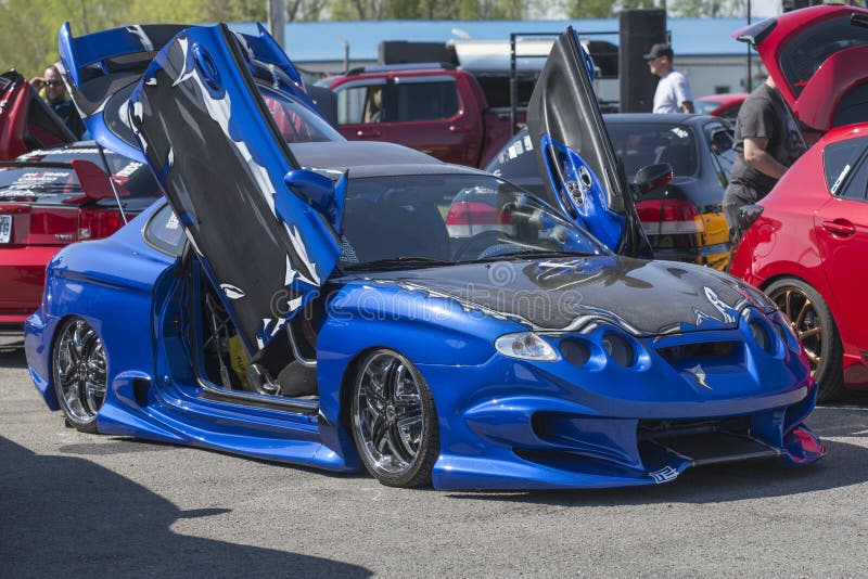 Custom compact car editorial image. Image of lambo, vehicle - 91971525