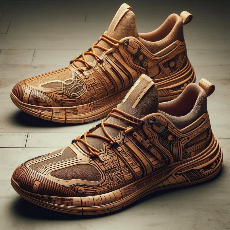 A Custom Designed Pair of Designer Shoes, Photo V Stock Image - Image ...