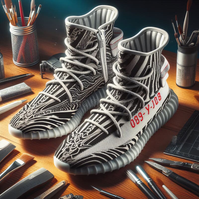 A Custom Designed Pair of Designer Shoes, Photo Vd ( Stock Image ...