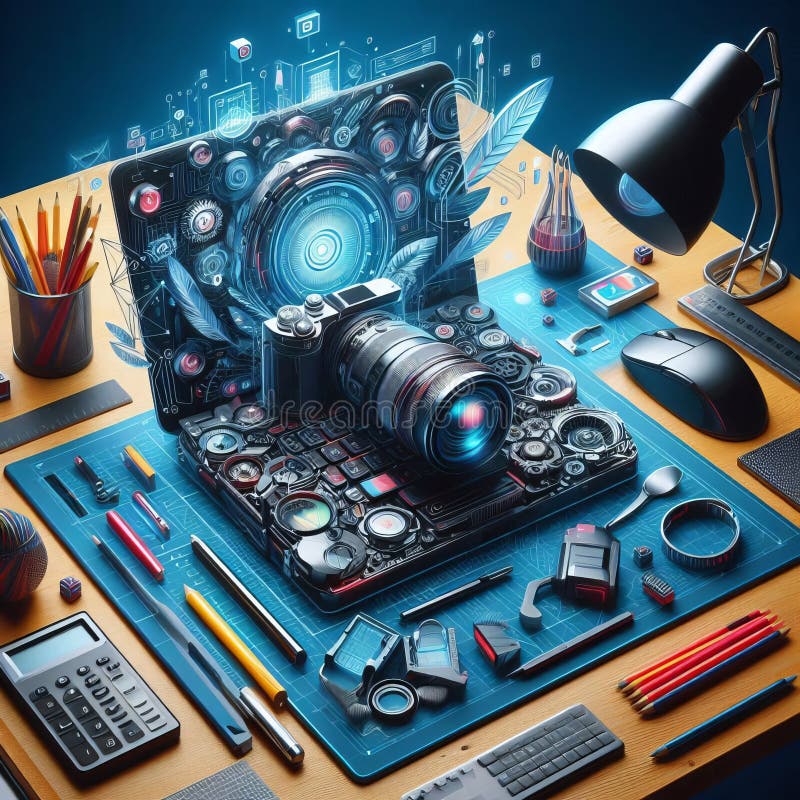 A Custom Designed Tech Gadget, Phot Stock Photo - Image of rare, phot ...