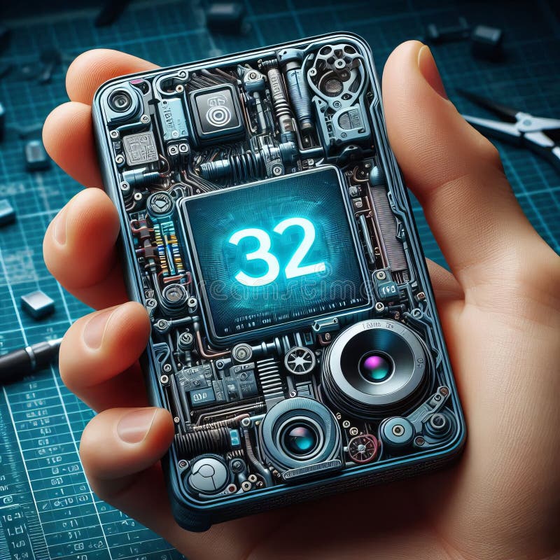 A Custom Designed Tech Gadget, Phot Stock Photo - Image of rare, item ...