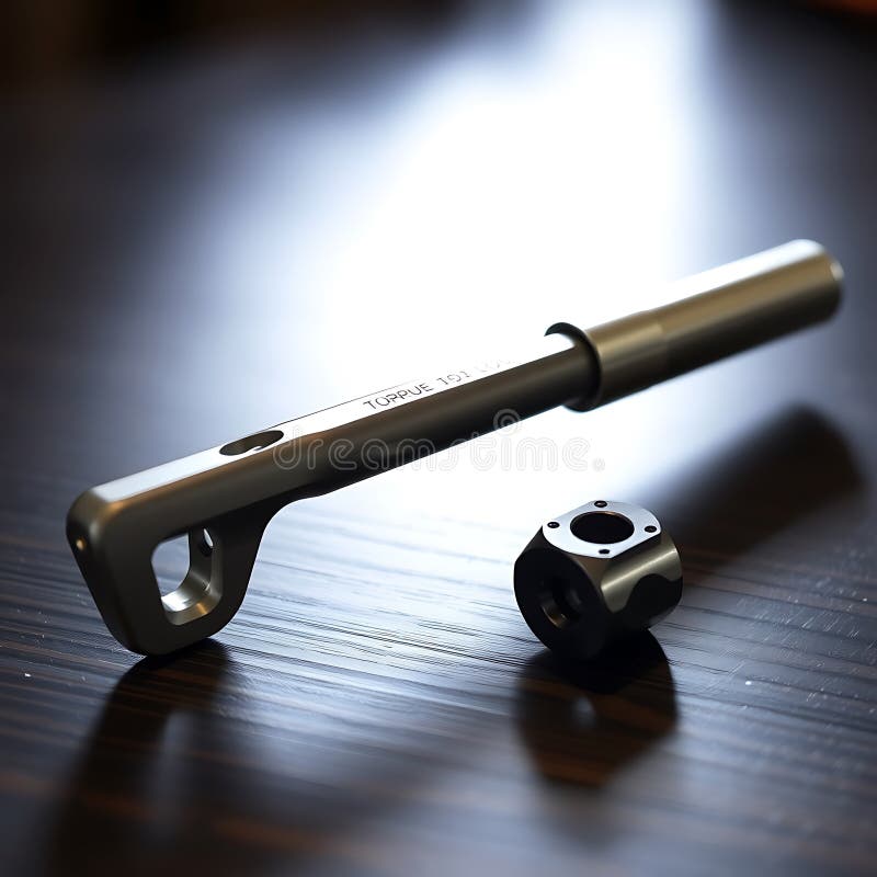 A Custom Designed Torque Tool with Engraved Markings and a Sleek Handle ...