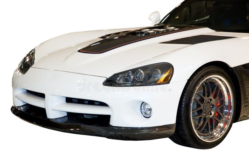 Custom Dodge Viper, Front View Stock Photo - Image of rims, design: 462864