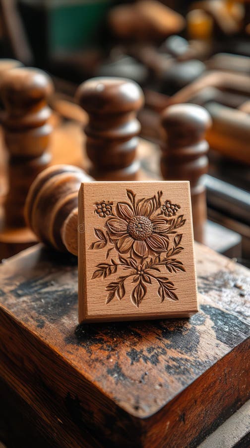 Custom Embossing Stamps for Personalized Projects Stock Illustration ...