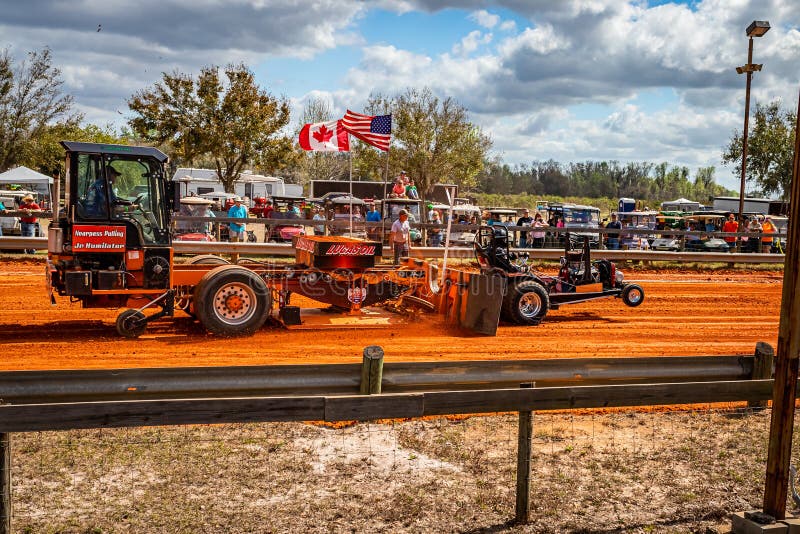 Custom Ford Mini Rod Tractor Puller Editorial Photo - Image of ...