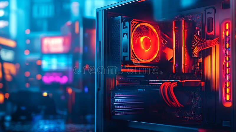 Custom Gaming Pc Build with Rgb Lighting and Powerful Components for ...