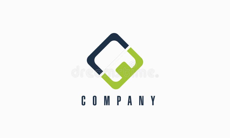 Custom Geometric Logo Design for Innovative Brands Stock Illustration ...