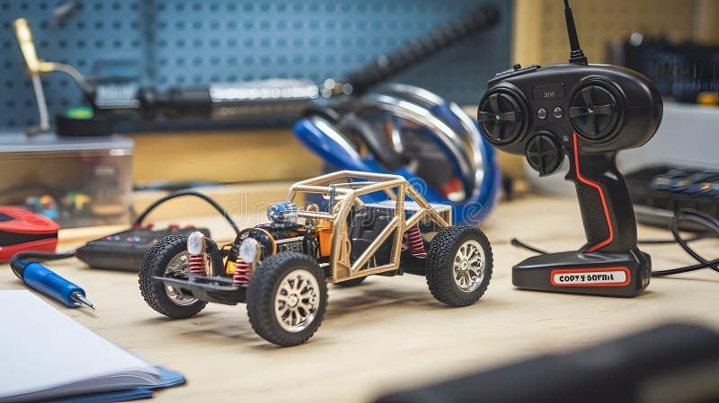 Custom Handmade RC Car Model Electronic Project with Remote Control ...