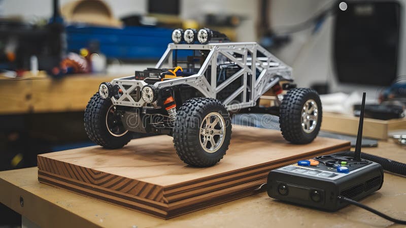 Custom Handmade RC Car Model Electronic Project with Remote Control ...