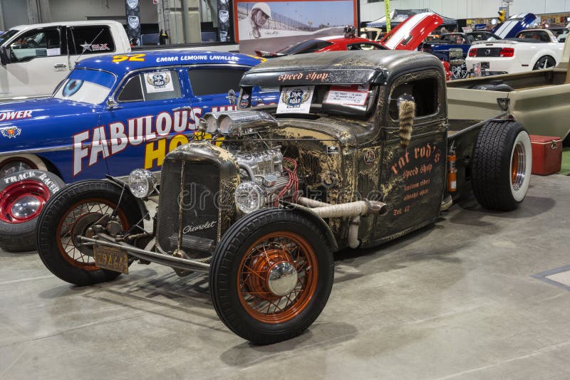 Custom hot rod editorial image. Image of side, machines - 91571165