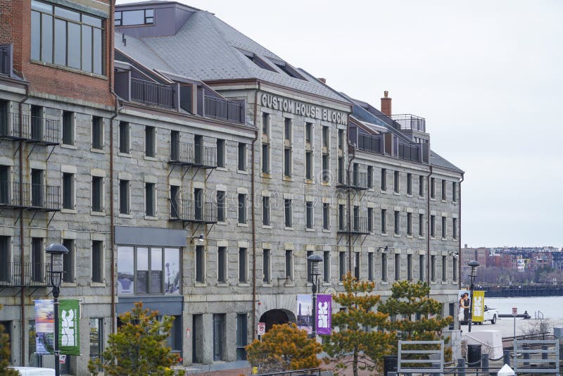 Custom House Block at Boston Harbor - BOSTON , MASSACHUSETTS - APRIL 3 ...
