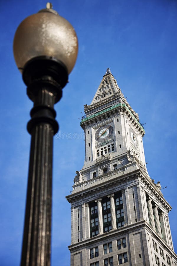 Custom House Tower stock image. Image of tower, morning - 25197969