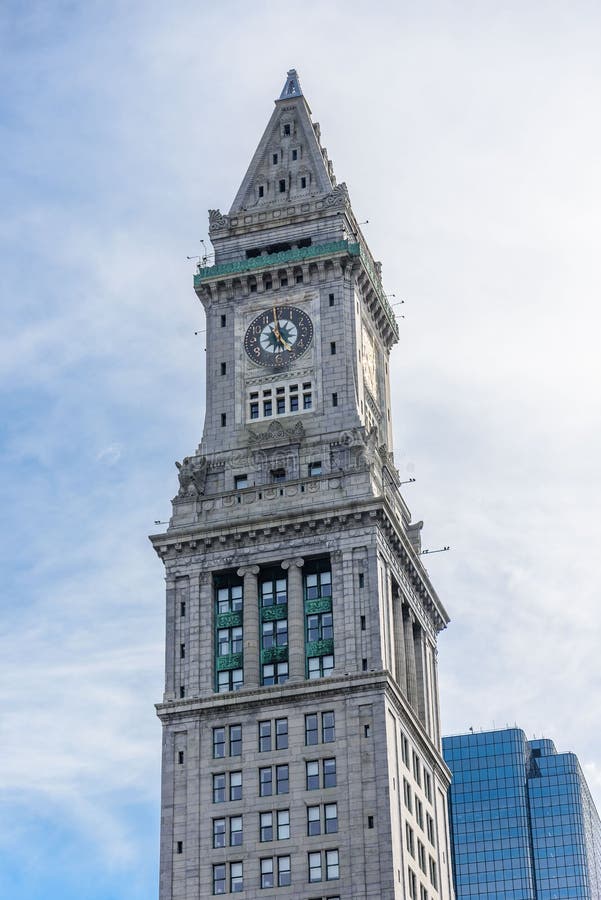 Custom House Tower in Boston Stock Photo - Image of tourism, custom ...